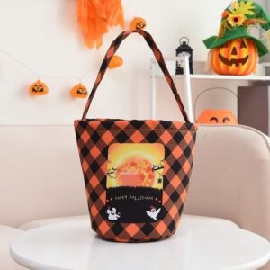 halloween trick or treat bags halloween candy buckets fabric tote gift bags for halloween parties