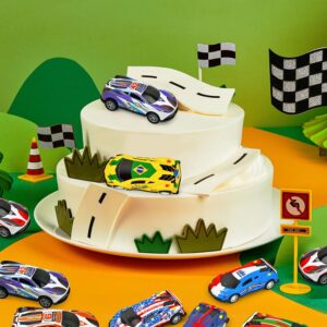 Vileafy 34 Cool Party Favors for Kids Goodie Bags Stuffers- Metal Pull Back Race Cars 3" for Kids Birthday Party Favors, and Carnival Prize for Toddlers 3-5 Years Old