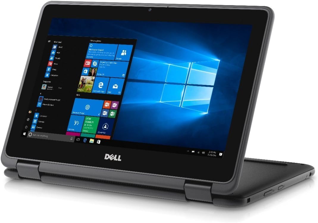 Dell Latitude 3189 Convertible 2-in-1 Laptop, 11.6" Touchscreen, Intel Pentium N4200 (1.1 GHz), 4 GB RAM, 128 GB SSD, Windows 10 Pro 64-Bit (Renewed)