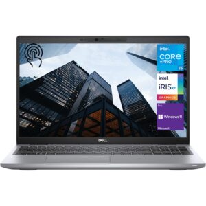 dell latitude 5000 series 5520 business laptop, 15.6" fhd touch display, intel core i5-1145g7 vpro, 16gb ram, 1tb ssd, ir camera, nfc, backlit keyboard, hdmi, wi-fi 6, windows 11 pro