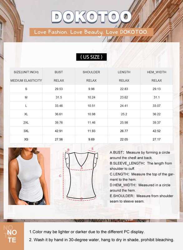 Dokotoo Womens Ladies Basic Ribbed Thick Strap Low Cut Solid Color Tight Slimming Fitted Sleeveless Shirts Sports Workout Long Tank Tops Activewear Tops Blue S