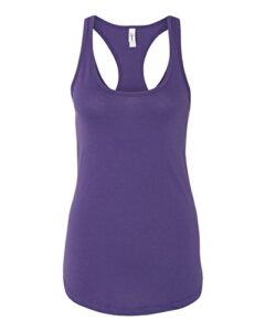 next level apparel women's the ideal quality tear-away tank top_m_purple rush