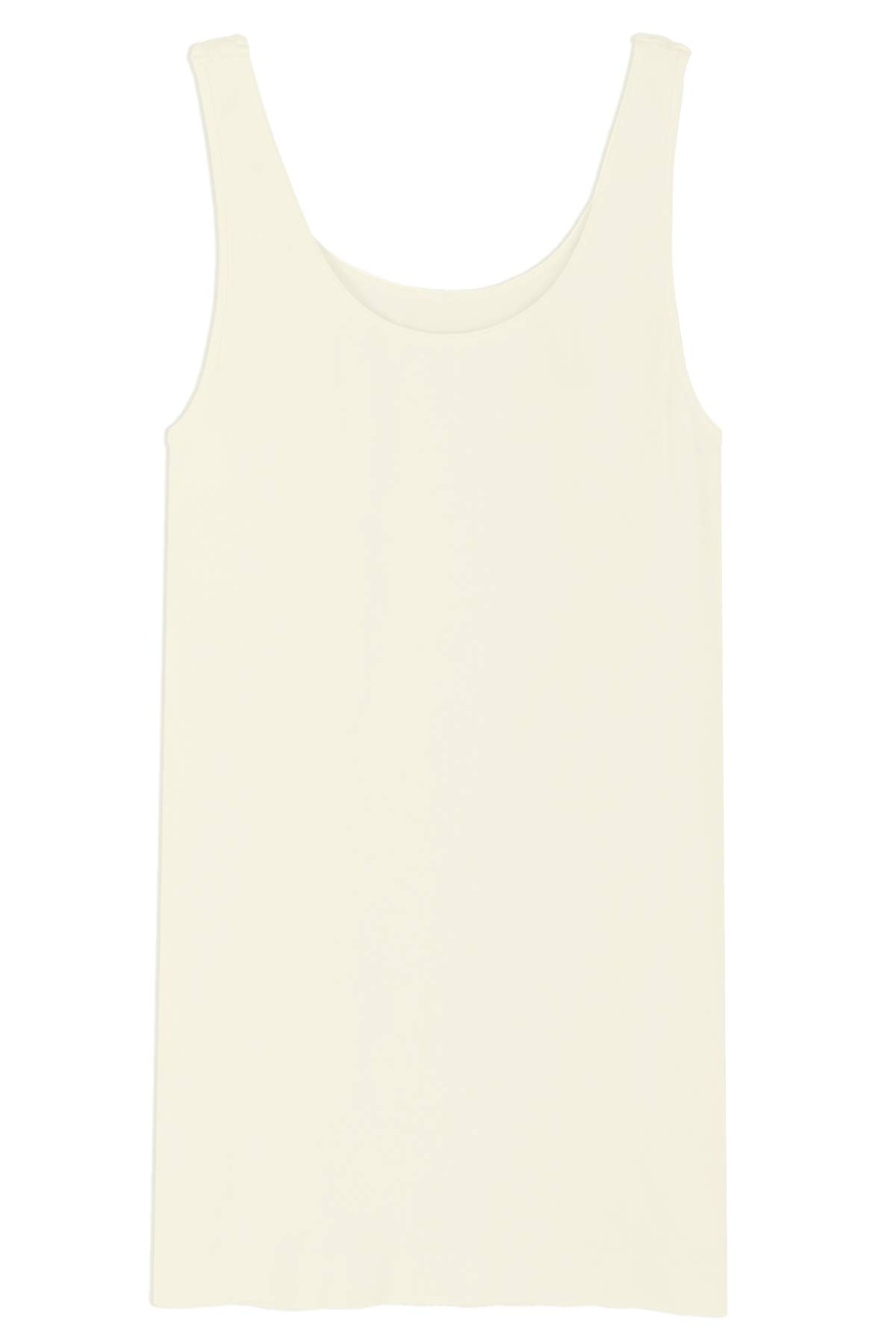 NIKIBIKI Women Seamless Premium Classic Tank Top, Made in U.S.A, One Size (Ivory)