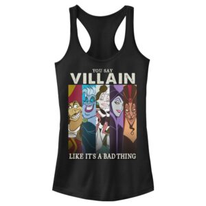 disney junior's villain like bad tank top, black, xx-large