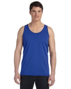 bella + canvas unisex jersey tank m true royal