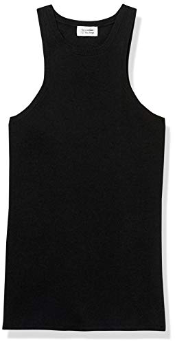 The Drop Women's @lucyswhims Sleeveless Halter Crewneck Sweater Tank, Black, XS