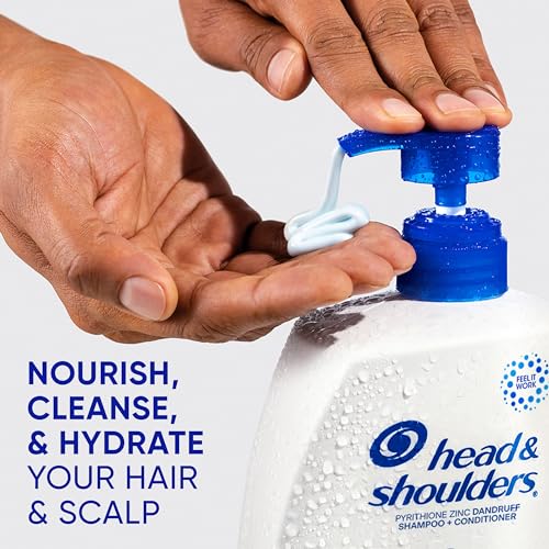 Head & Shoulders 2 in 1 Dandruff Shampoo and Conditioner, Anti-Dandruff Treatment, Tea Tree Oil for Daily Use, 32.1 oz Each(Pack of 2)