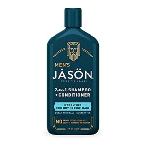 jason men's hydrating 2-in-1 shampoo and conditioner, 12 oz