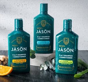 Jason Men's Hydrating 2-in-1 Shampoo and Conditioner, 12 oz