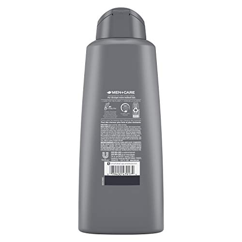 DOVE MEN + CARE 2 in 1 Shampoo Conditioner Eucalyptus + Birch 3 Count For Healthy-Looking Hair Naturally Derived Plant Based Cleansers 20.4 oz