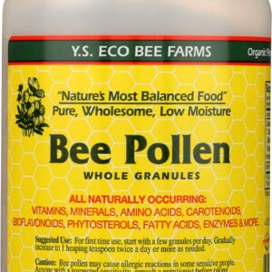 Bee Pollen - Low Moisture Whole Granulars - 10 oz