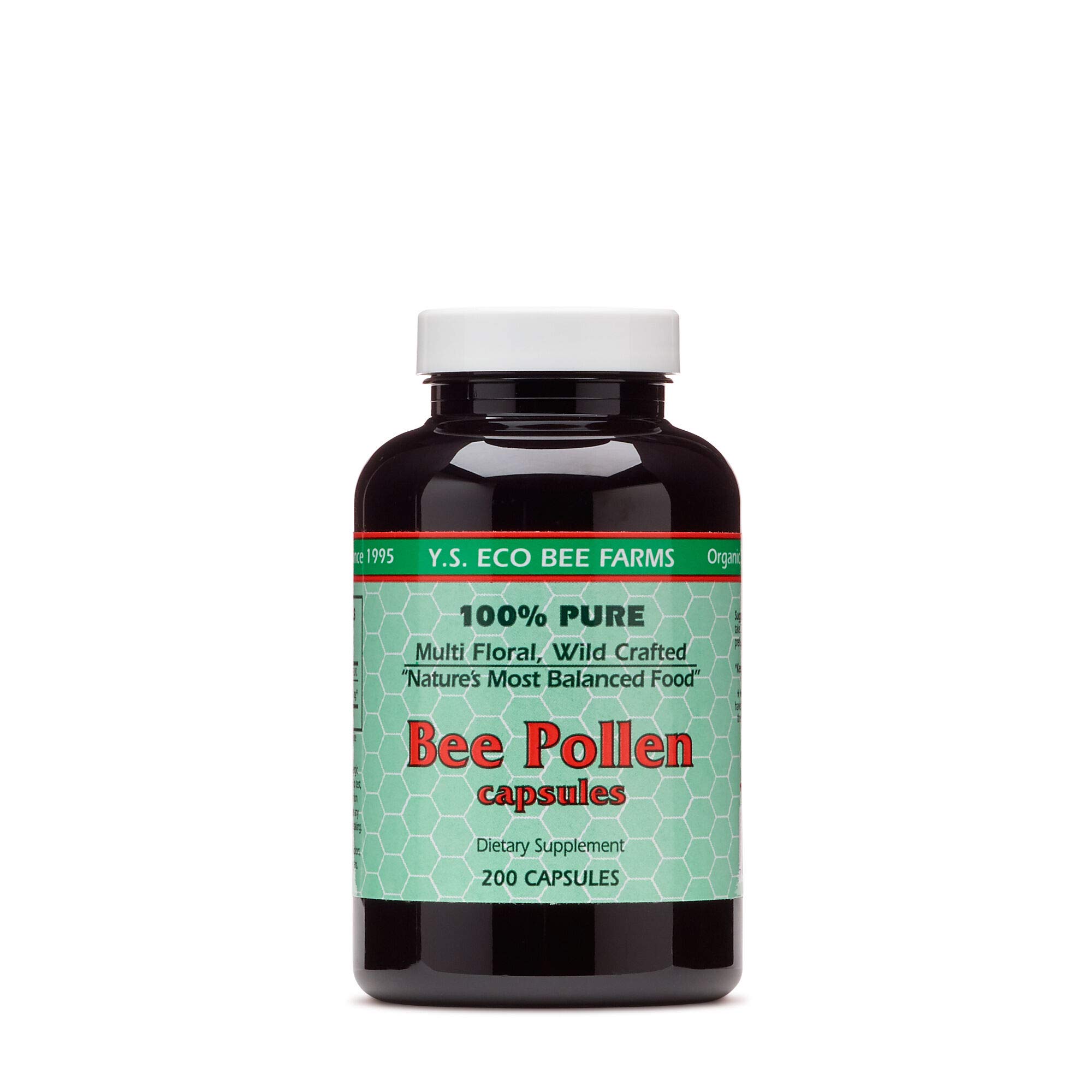 YS BEE FARMS Bee Pollen 550 MG, 200 CT