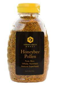 desert creek, raw bee pollen, natural premium and pure superfood, 8 ounce