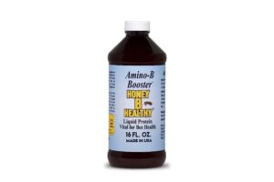 amino-b booster 16 oz. bottle, liquid protein vital for bee health