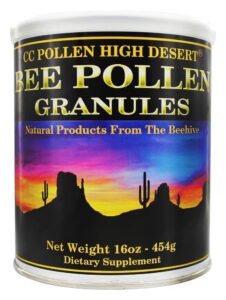 c c pollen bee pollen granules packed in a tin -- 1 lbs