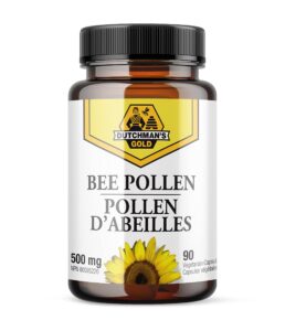 dutchman's gold pure bee pollen capsules 500 mg - 90 caps