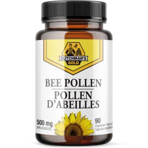 Dutchman's Gold Pure Bee Pollen Capsules 500 mg - 90 caps