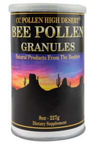 c c pollen bee pollen raw granules - 8 oz