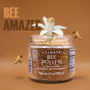 CEIMAYÁ | Bee Pollen, Citrus Blossom, Kosher, Dietary Supplement | 7 oz