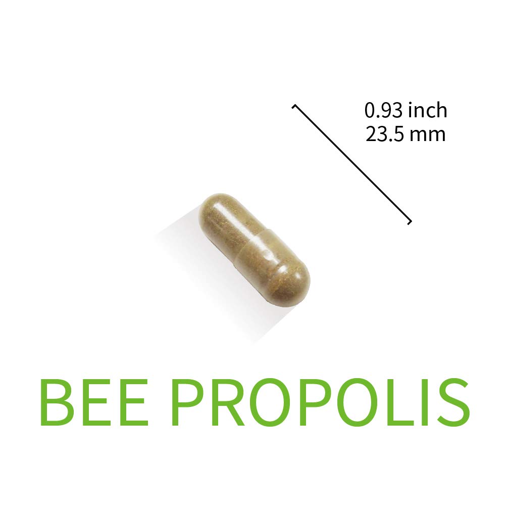 Lovita Bee Propolis Capsule | 4000mg Equivalent | 5:1 Concentration | Natural Propolis Extract | 30 Vegetarian Capsules (1 Months Supply)