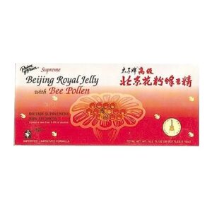 prince of peace supreme beijing royal jelly with bee pollen, 30 count