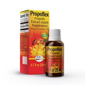 beelife propoflex green propolis extract 20ml - 11% dry extract - bee propolis tincture, high artepillin-c levels – natural & kosher antioxidant-rich liquid supplement for health, wellness brazil 20ml