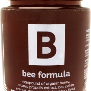 VITASUPPORTMD Superfood Organic Honey Fortified with Propolis - Aide with Immune Support, Energize Your Mind & Body with Bee Pollen, Vitamin C, Guarana, & Elderberry Bee Formula