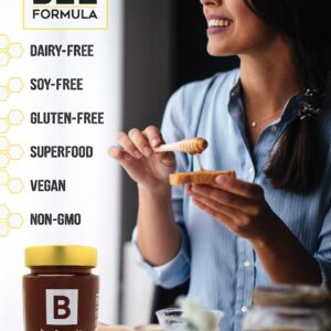 VITASUPPORTMD Superfood Organic Honey Fortified with Propolis - Aide with Immune Support, Energize Your Mind & Body with Bee Pollen, Vitamin C, Guarana, & Elderberry Bee Formula