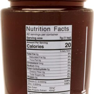 VITASUPPORTMD Superfood Organic Honey Fortified with Propolis - Aide with Immune Support, Energize Your Mind & Body with Bee Pollen, Vitamin C, Guarana, & Elderberry Bee Formula