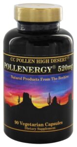 c.c. pollen energy 520mg - 90 caps,(cc pollen company)