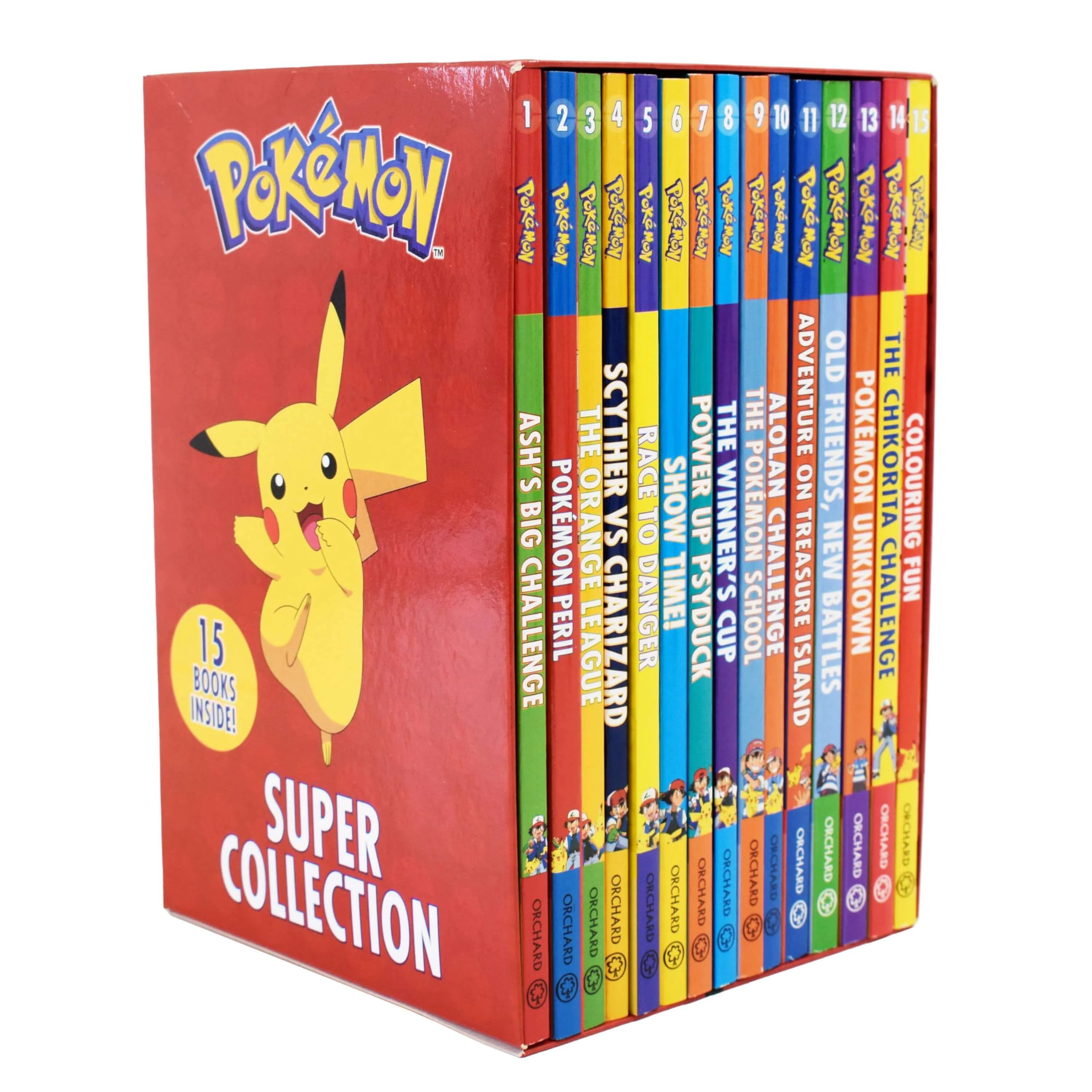 Pokemon Super Collection Series Books 1-15 Box Set