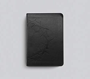 ESV Large Print Compact Bible (TruTone, Charcoal, Crown Design)