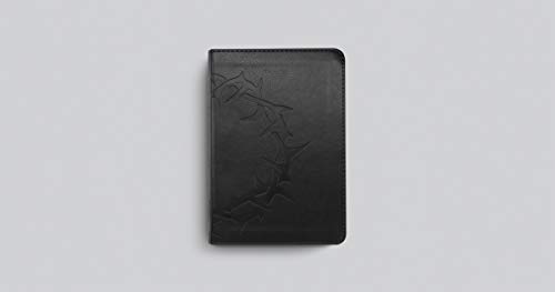 ESV Large Print Compact Bible (TruTone, Charcoal, Crown Design)