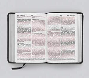 ESV Large Print Compact Bible (TruTone, Charcoal, Crown Design)