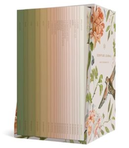 esv scripture journal: new testament set (artwork by ruth chou simons) (paperback)