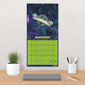 2024 Cartoon Network Rick and Morty Wall Calendar