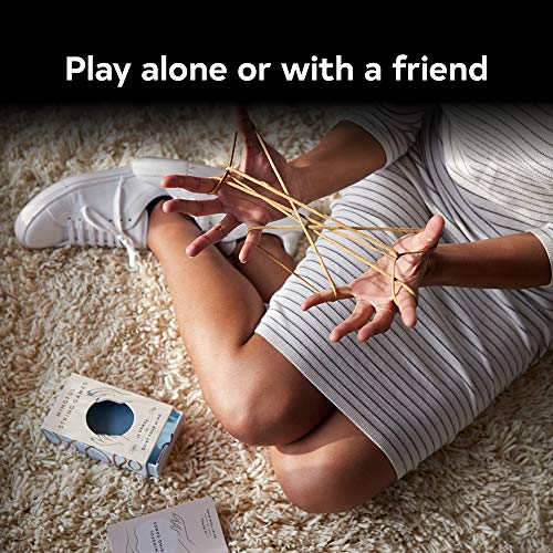 Chronicle Books Mindful String Games: 15 Games to Quiet Your Mind (1- or 2-Person Meditation Activities Using String, Cat’s Cradle & Other String Figures to Find Calm & Inner Peace, Fidget Toy Game)