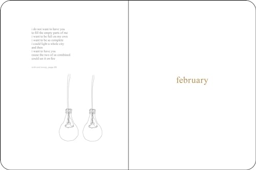 milk and honey 12-Month 2024 Monthly/Weekly Agenda Calendar