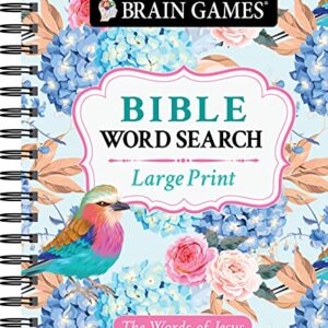 Brain Games - Large Print Bible Word Search: The Words of Jesus (Brain Games - Bible)