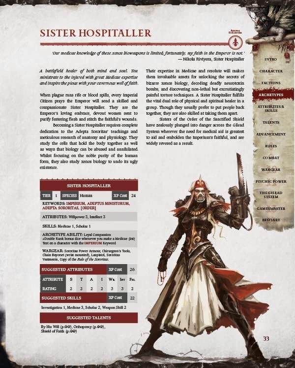 CUBICLE 7 Warhammer 40000 | Wrath & Glory Core Rulebook | Roleplaying Game | 2+ Players | Ages 14+ | 60 to 90 Minutes Playing Time