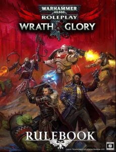 cubicle 7 warhammer 40000 | wrath & glory core rulebook | roleplaying game | 2+ players | ages 14+ | 60 to 90 minutes playing time