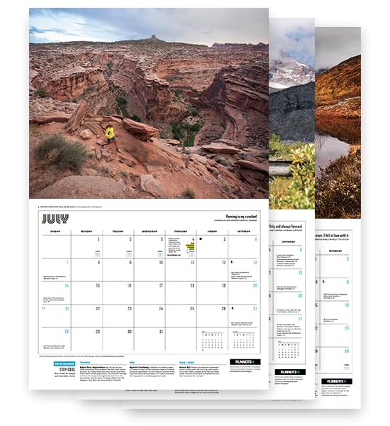 Runner's World 2024 Wall Calendar: Discover inspirational photography, training tips from the experts, motivational quotes, race dates and more!