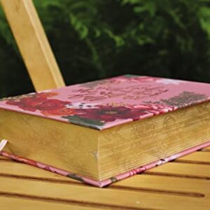 NIV, Artisan Collection Bible, Cloth over Board, Pink Floral, Designed Edges under Gilding, Red Letter, Comfort Print