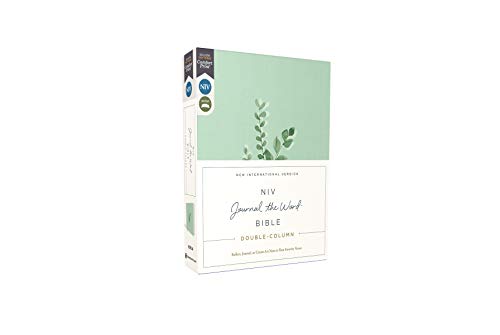 NIV, Journal the Word Bible (Perfect for Note-Taking), Double-Column, Cloth over Board, Teal, Red Letter, Comfort Print: Reflect, Take Notes, or Create Art Next to Your Favorite Verses