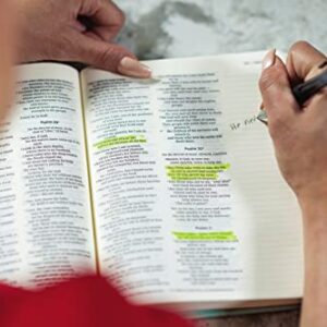 NIV, Journal the Word Bible (Perfect for Note-Taking), Double-Column, Cloth over Board, Teal, Red Letter, Comfort Print: Reflect, Take Notes, or Create Art Next to Your Favorite Verses