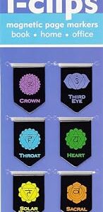 Chakras i-clips Magnetic Page Markers (Set of 8 Magnetic Bookmarks)