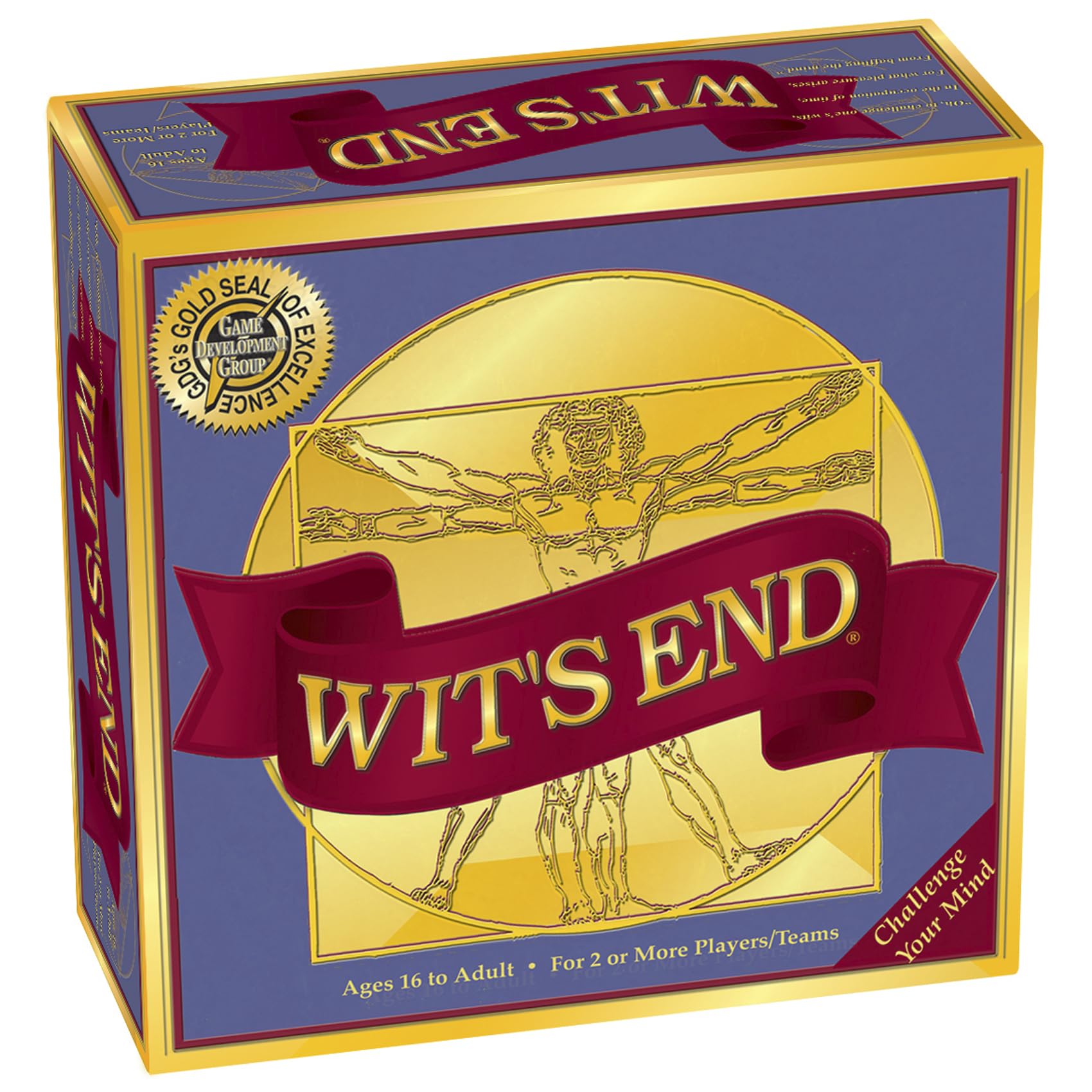 Wit's End - A Mind Challenging Trivia and Brain-Teasing Game That Will Test Players' Wits & Knowledge - for Adults & Family