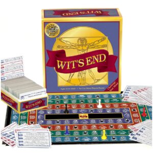 Wit's End - A Mind Challenging Trivia and Brain-Teasing Game That Will Test Players' Wits & Knowledge - for Adults & Family