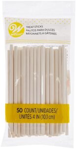 wilton lollipop sticks, 50 ct, multicolor