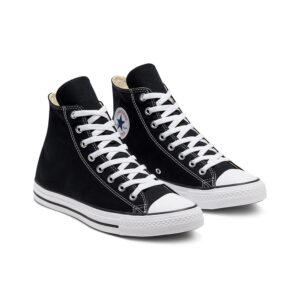 Converse Clothing & Apparel Chuck Taylor All Star Canvas High Top, Black/White, 6 Women/4 Men